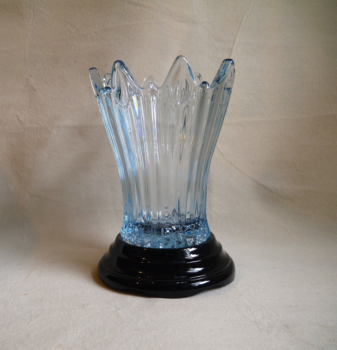 Sowerby Large Pale Blue Celery Vase With Plinth - Etsy