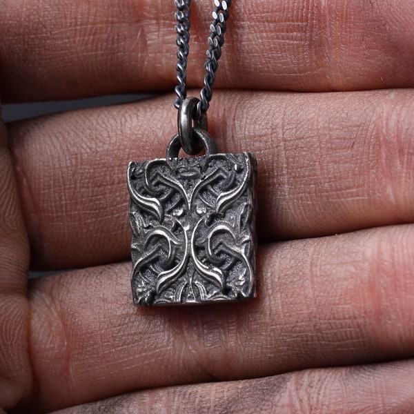 Square Pendant - Etsy