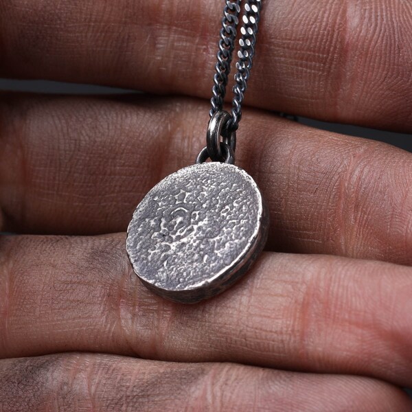 Sterling Silver Mens Pendant - Etsy