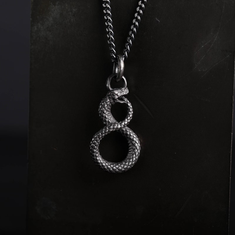 Silver Ouroboros Infinity - Etsy