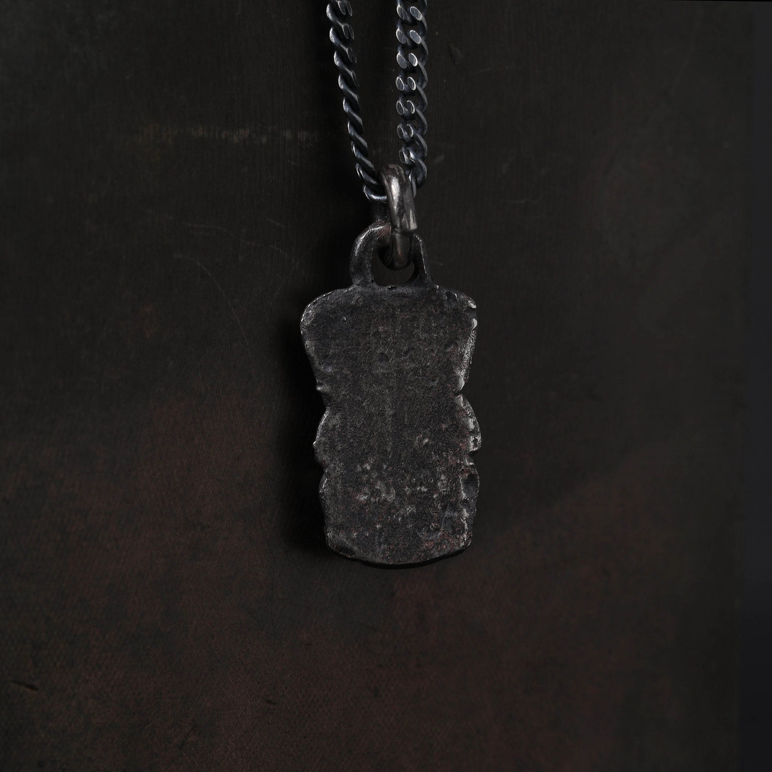 Men's Necklace Aztec Shaman Man Pendant Tribal Mask Pendant - Etsy