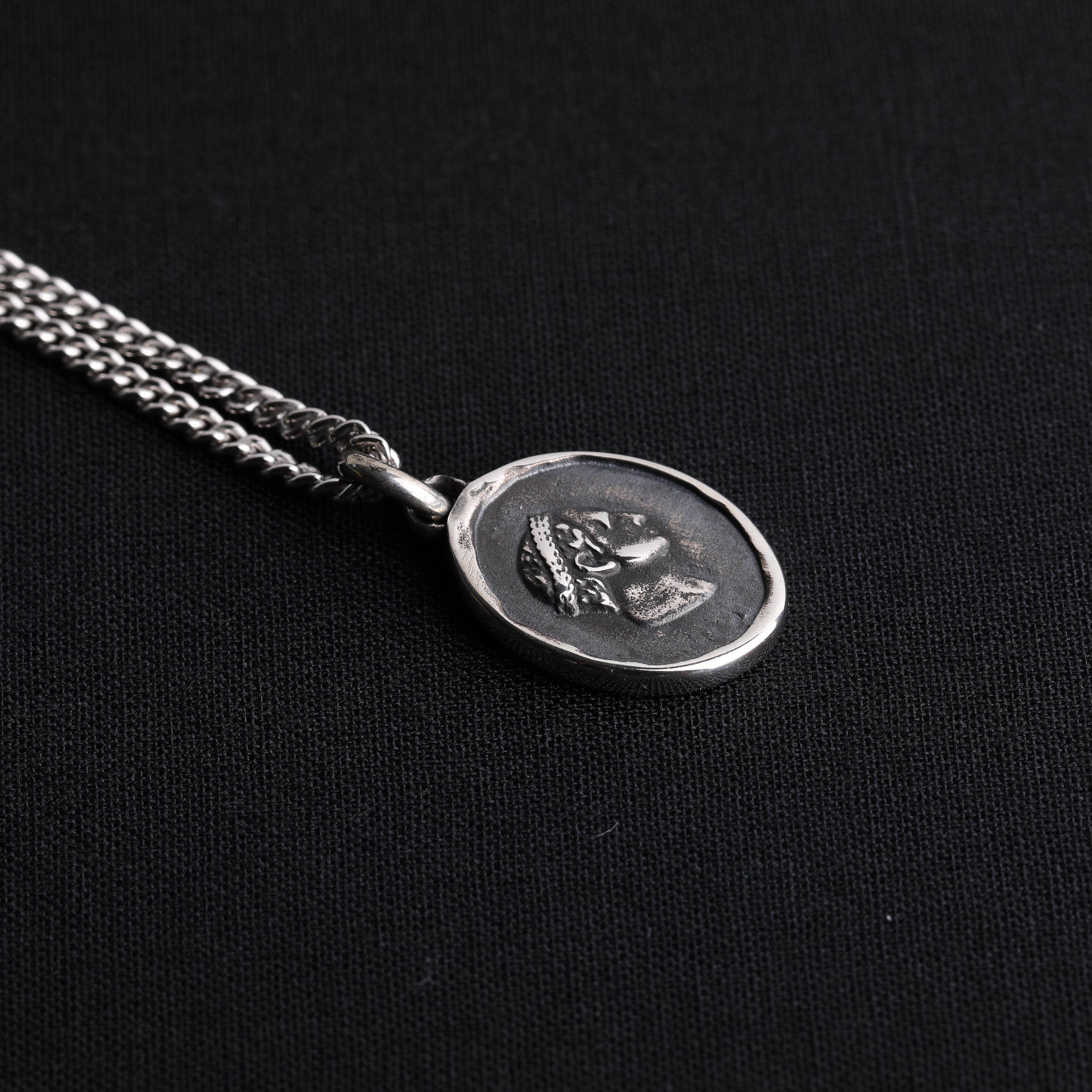 Mens Necklace Roman Emperor Julius Caesartag Pendant for Men in ...