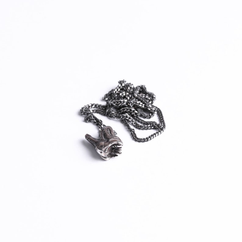 Men's Necklace Human Tooth Molar Pendant Handmade in Sterling Silver - Etsy