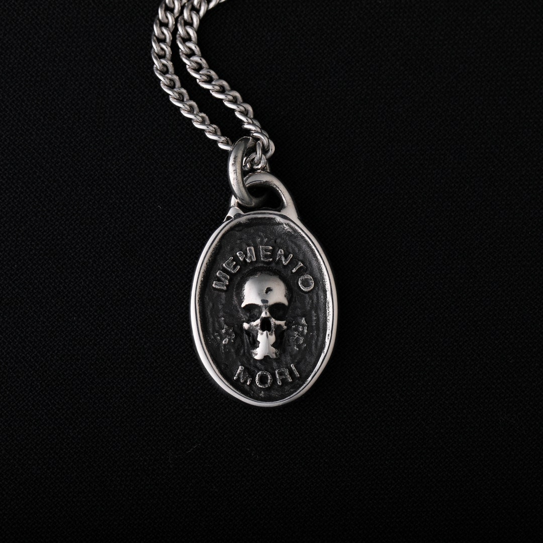 Memento Mori Necklace Mens
