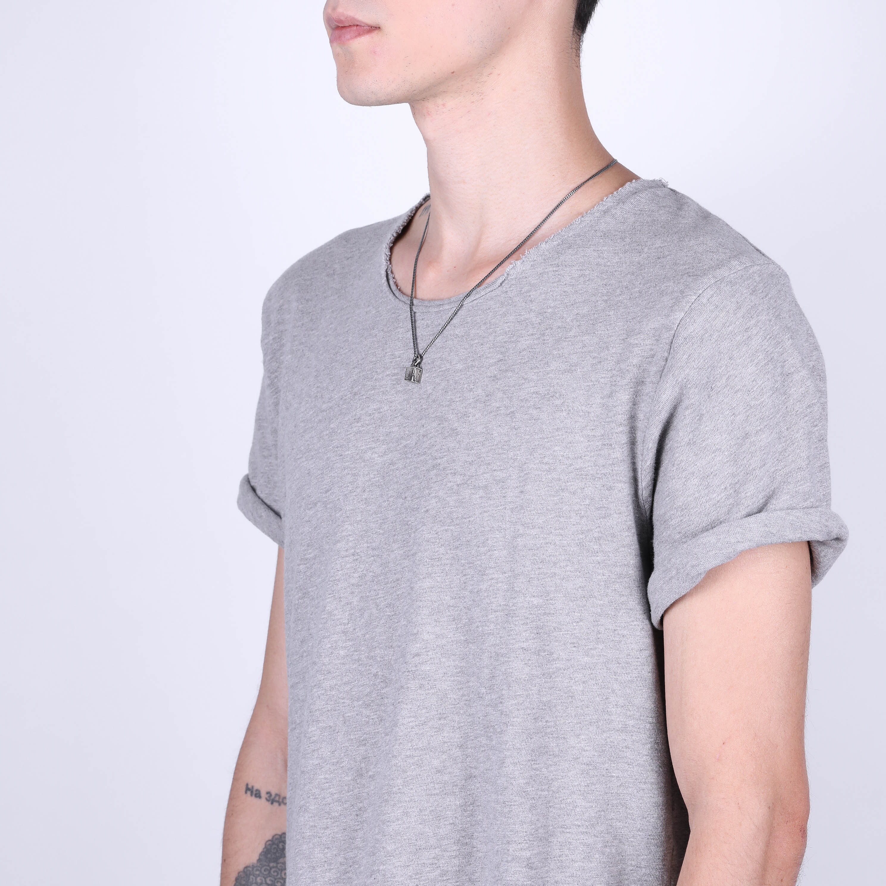 Man Necklace Cube Pendant Handmade in Sterling Silver | Etsy