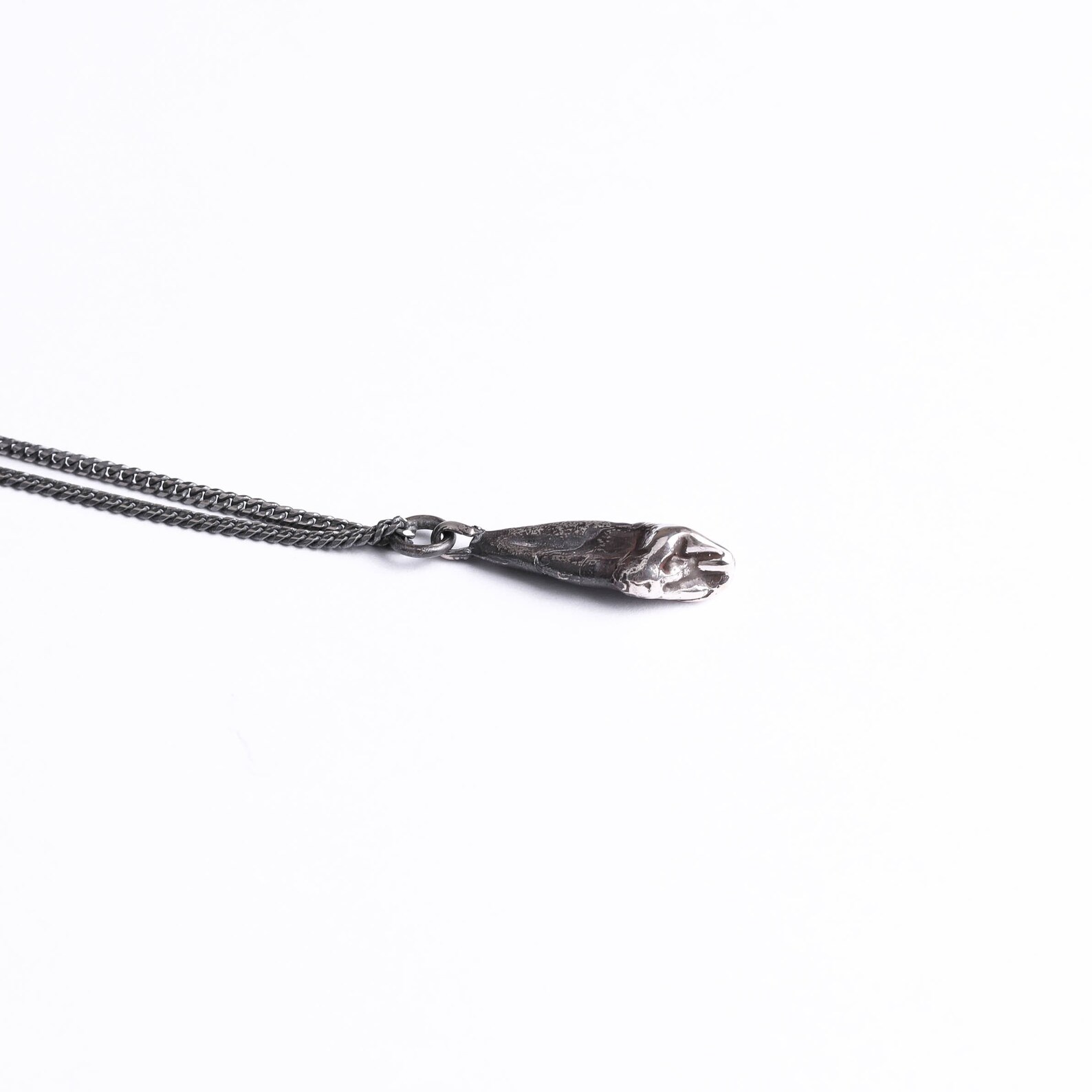 Mens Necklace Human Tooth Pendant Necklace for Men in Sterling - Etsy