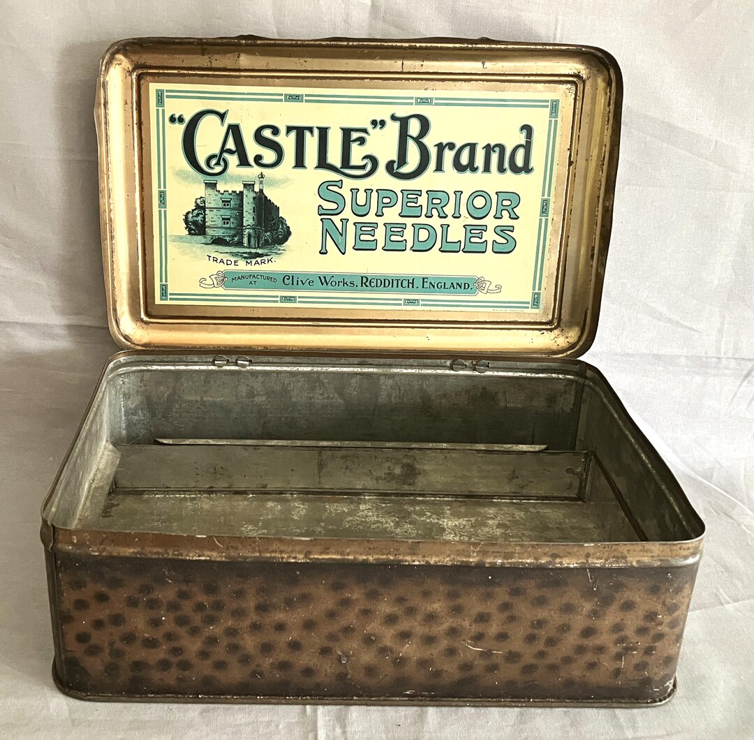Rare Collectible Needles Tin With Drawer - Etsy