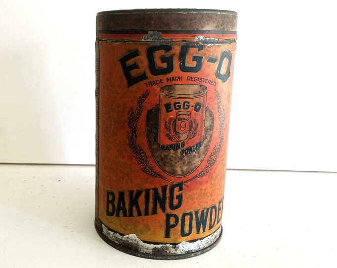Antique Egg-o Baking Powder Tin From Hamilton Ontario - Etsy