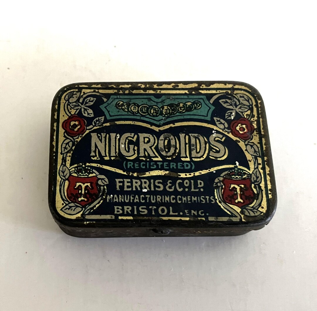 Antique Nigroids Pill Tin From Bristol UK - Etsy