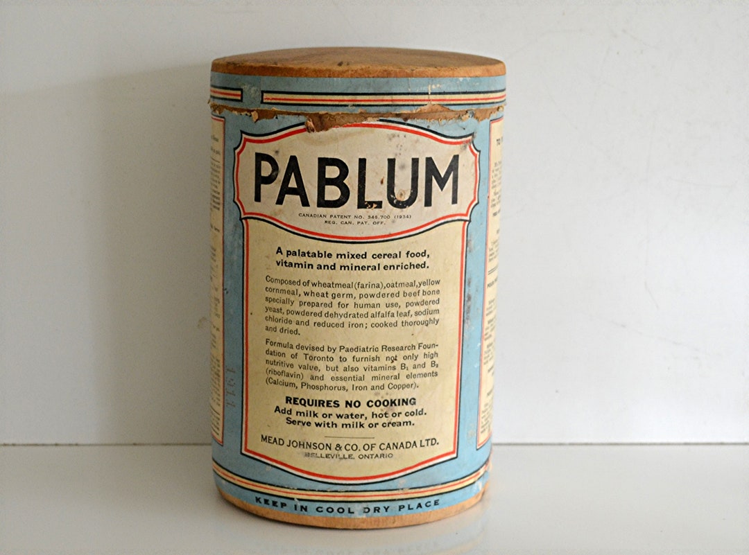 Vintage Pablum Box Container From University of Toronto - Etsy