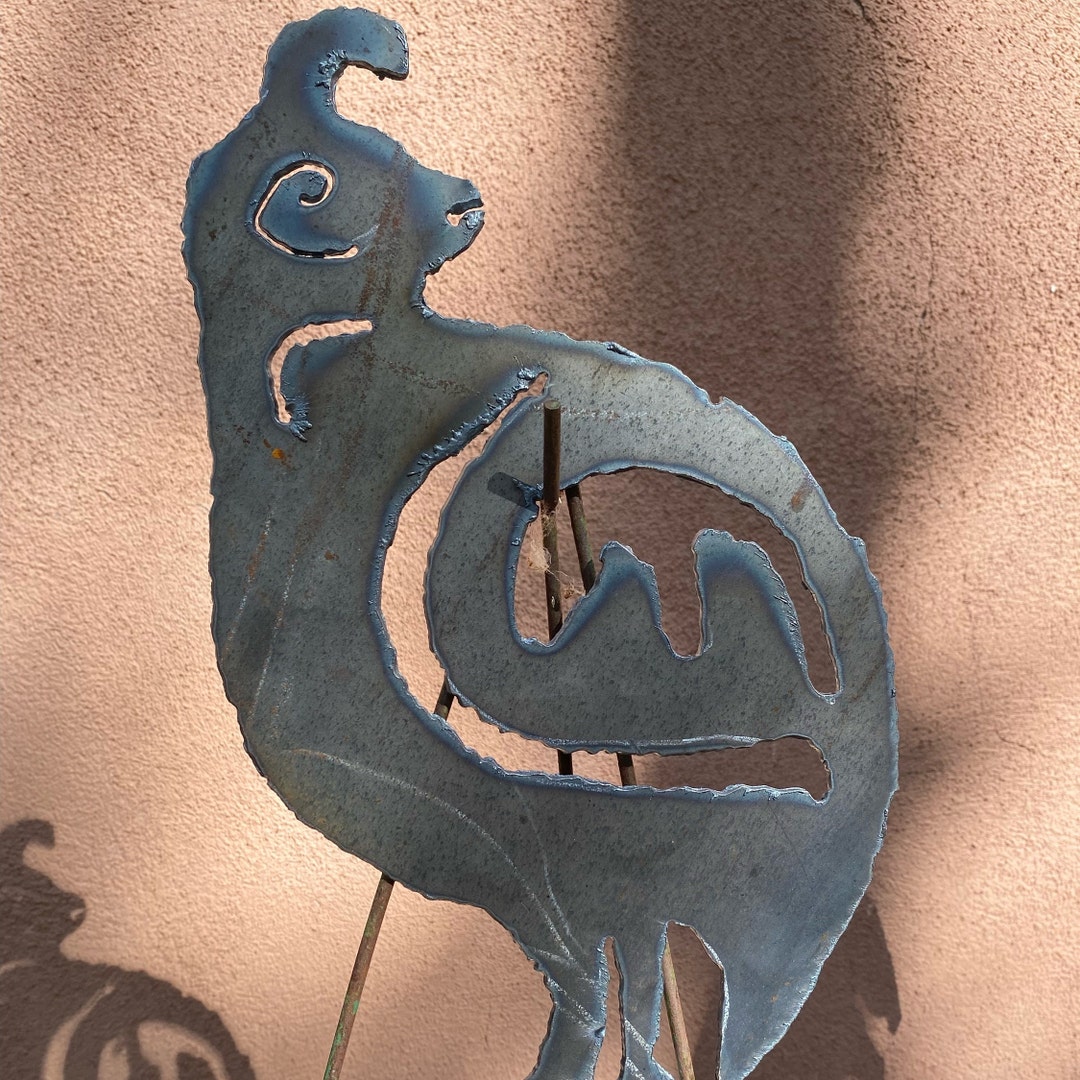Quail Yard Art, Metal Sign, Metal Cut Animal Silhouettes, Garden Stake ...