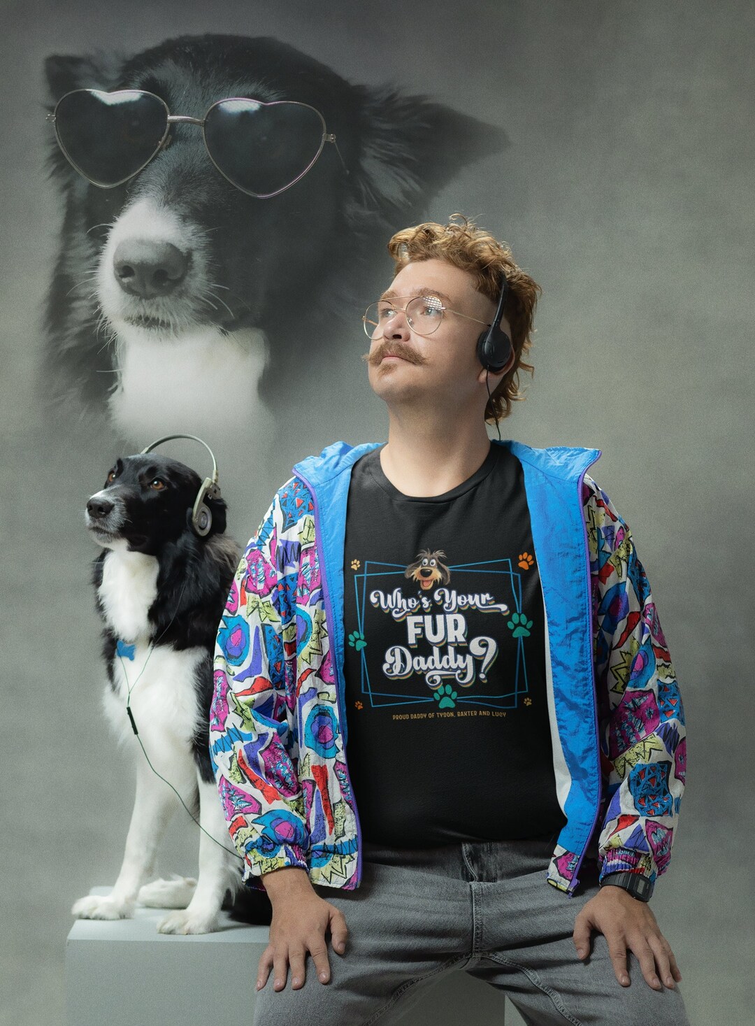 Who's Your Fur Daddy T-shirt, Father's Day Gift for Proud Dog Dads; Fur ...