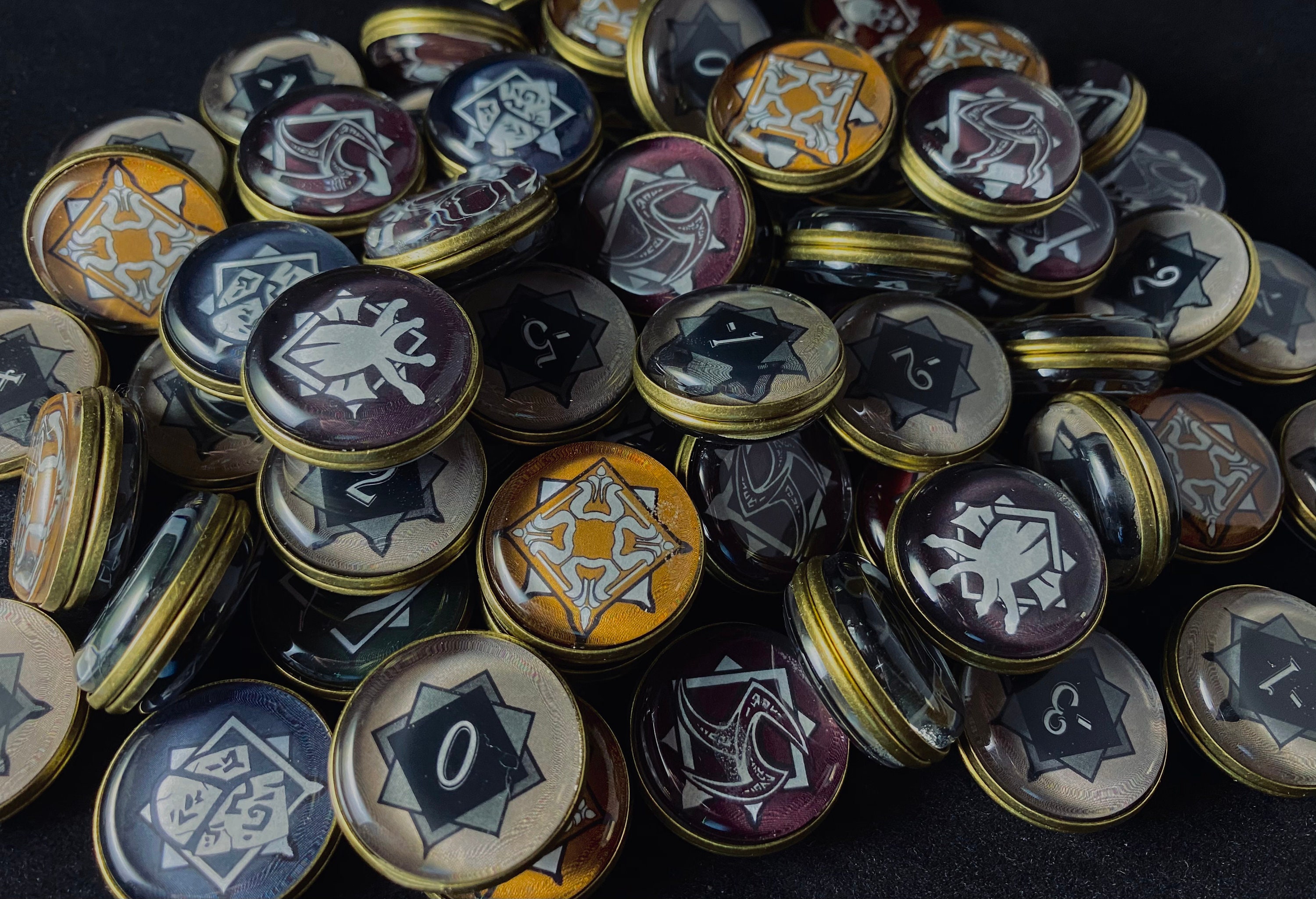 Custom Arkham Horror Glass Chaos Tokens Expansion Pack - Etsy UK