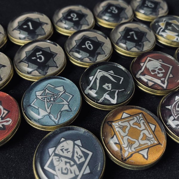 Arkham Horror Glass Tokens - Etsy