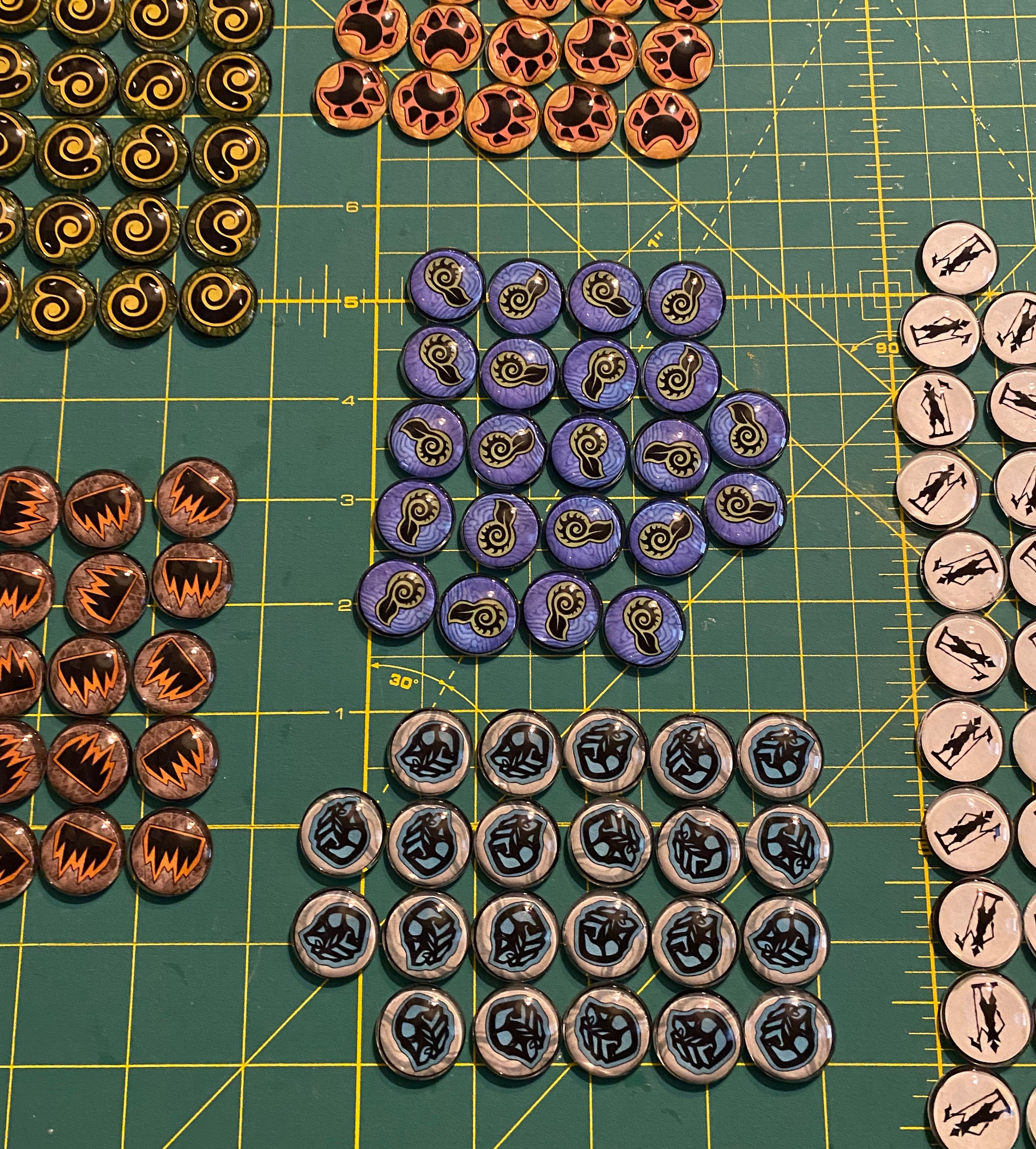 Spirit Island Custom Glass Token Packs | Etsy