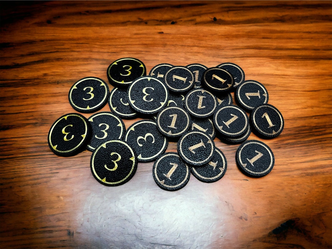 Double Sided Board Game Counters - Etsy