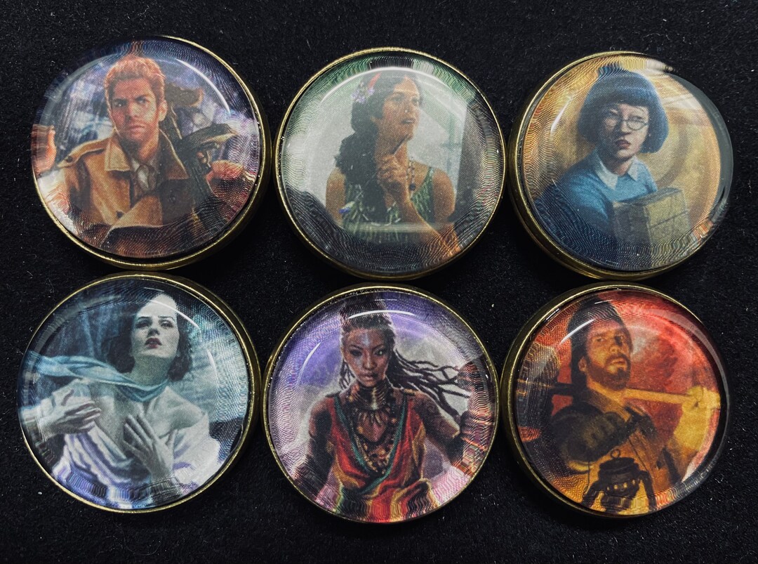 Carcosa Cycle AH LCG Investigator Tokens - Etsy