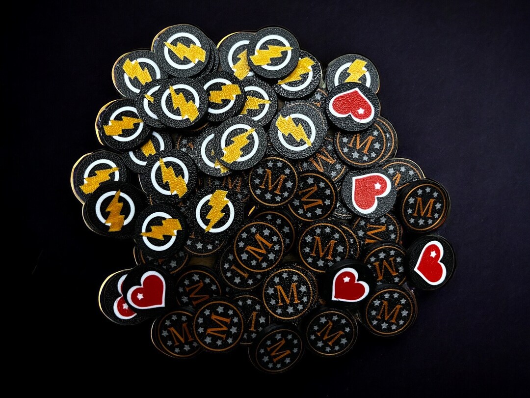 3d Printed Board Game Tokens Upgrades Etsy