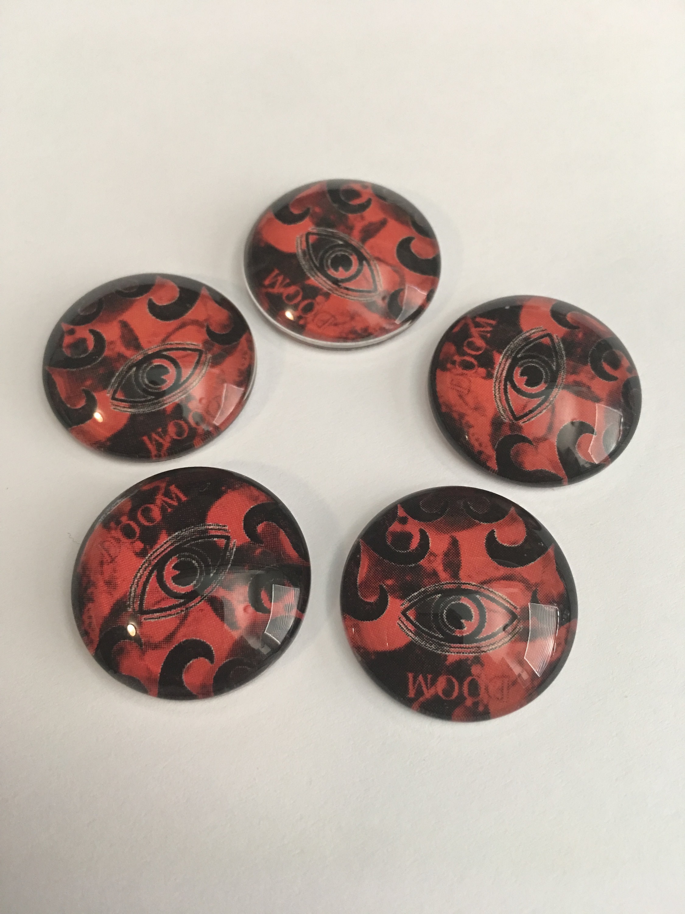 Metal Backed Glass Arkham Horror LCG Token Set - Etsy