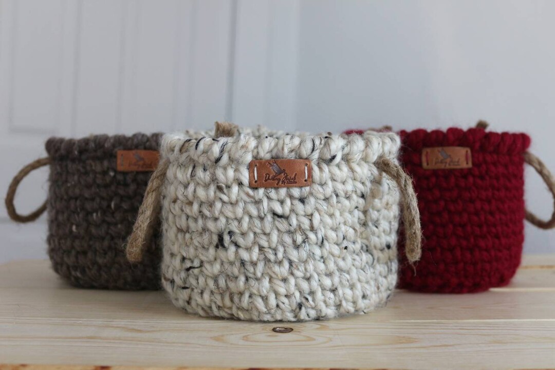 Rustic Basket, Rustic Farmhouse Basket, Storage Basket, Gift Basket ...