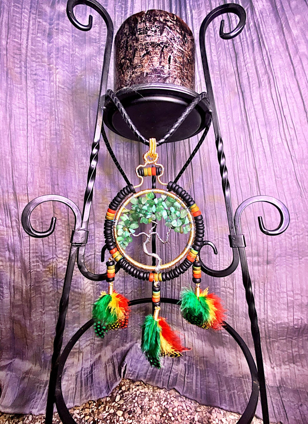 Rasta Tree of Life 3 Inch Ring - Etsy