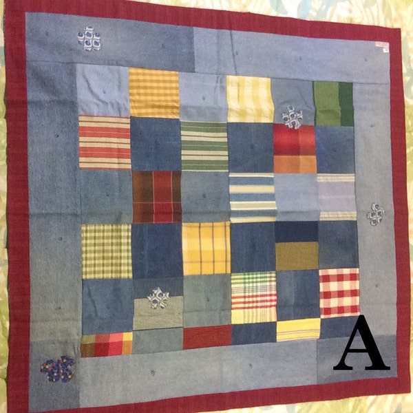 Denim Quilt - Etsy