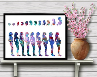 Baby Development Poster - Etsy
