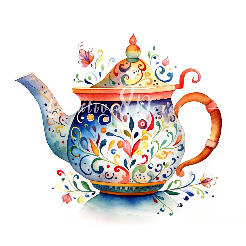 Whimsical Teapot - Etsy
