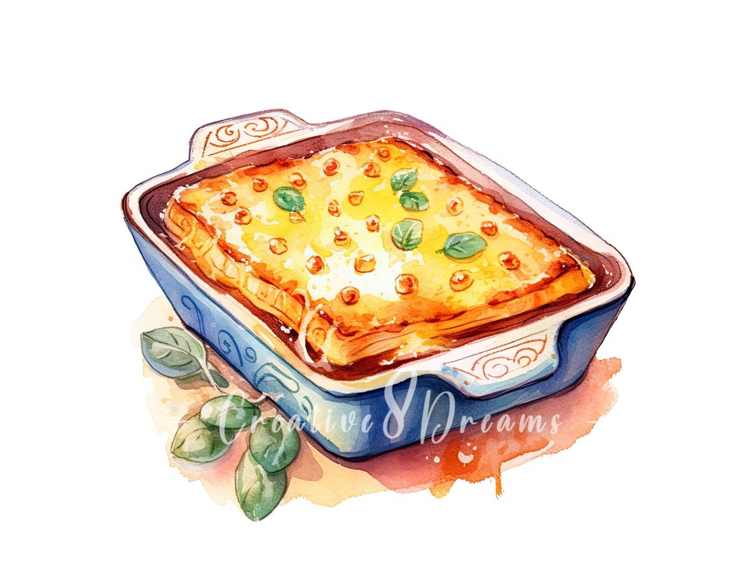 Grandmas Lasagna Clipart Bundle 10 High Quality Etsy