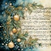 Blue Christmas Music Notes With Pearls JPG Clipart Bundle- Digital ...
