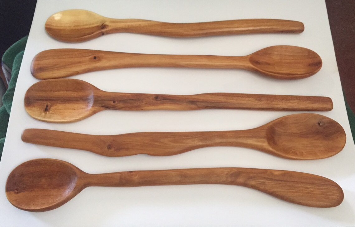 Cherry Wood Spoon - Etsy