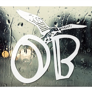 OB Ocean Beach Seagull 6" Car Window Decal Sticker - Pick Your Color ...