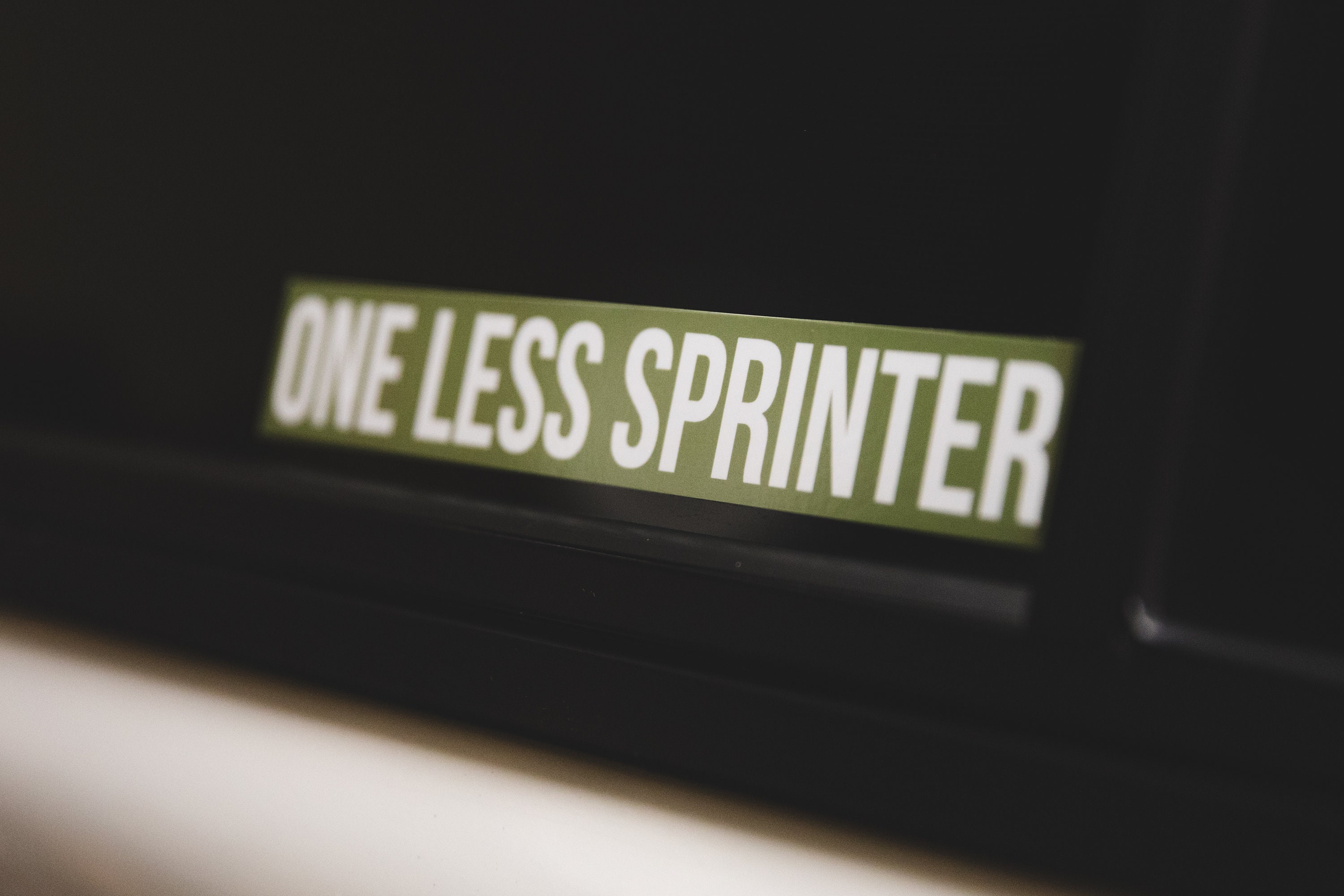 One Less Sprinter Funny Overland Travel Vinyl Sticker | Etsy