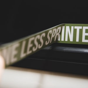 One Less Sprinter Funny Overland Travel Vinyl Sticker - 8" X 1 ...