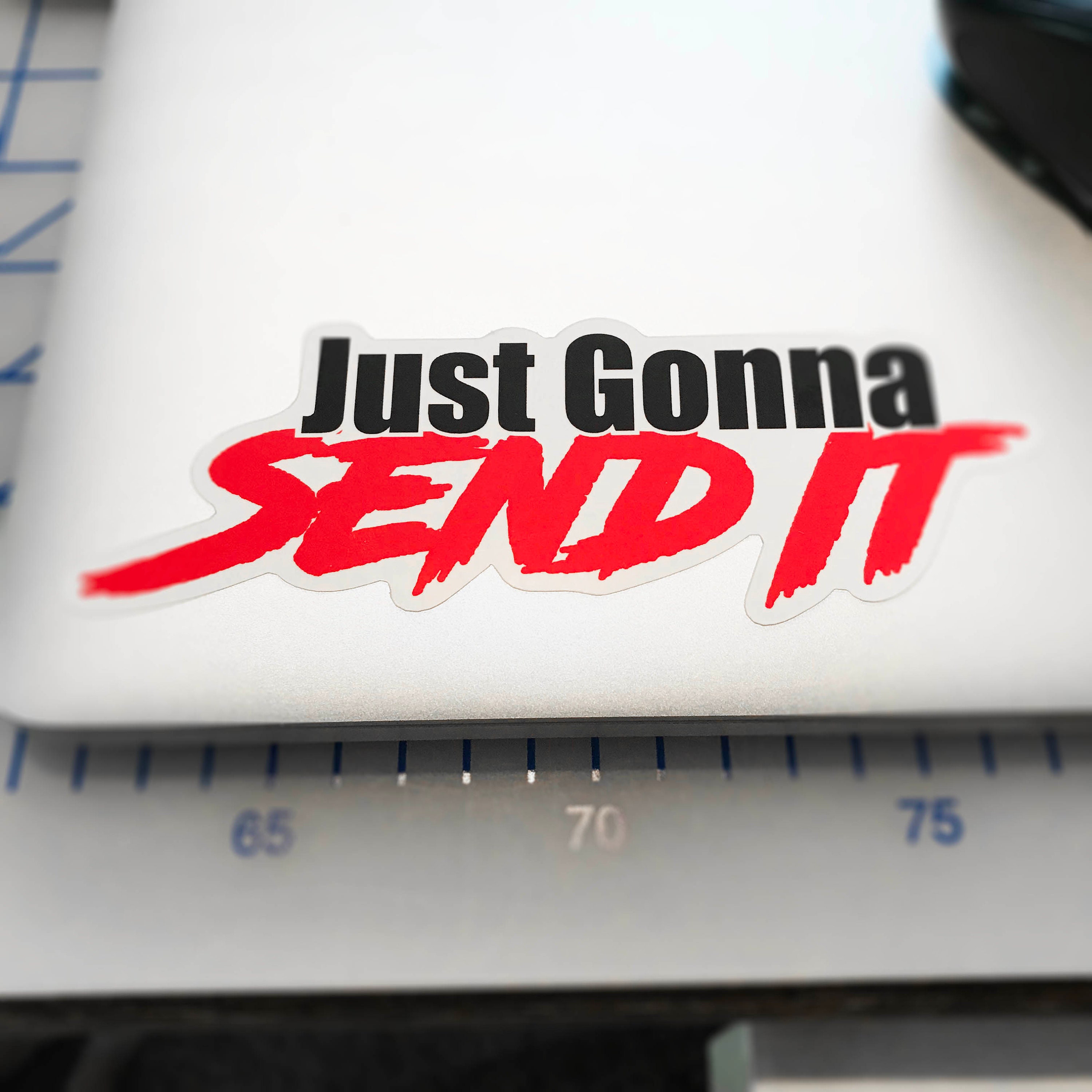 Just Gonna Send It Sticker Funny Car Window Sticker-uv Protected ...