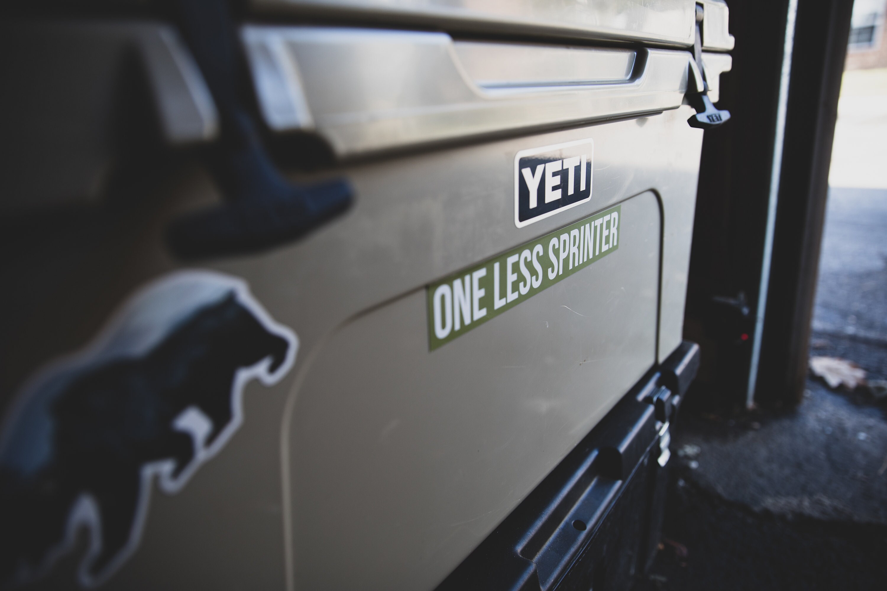 One Less Sprinter Large Bumper Sticker Military Green/white 10 X 1.5 - Etsy