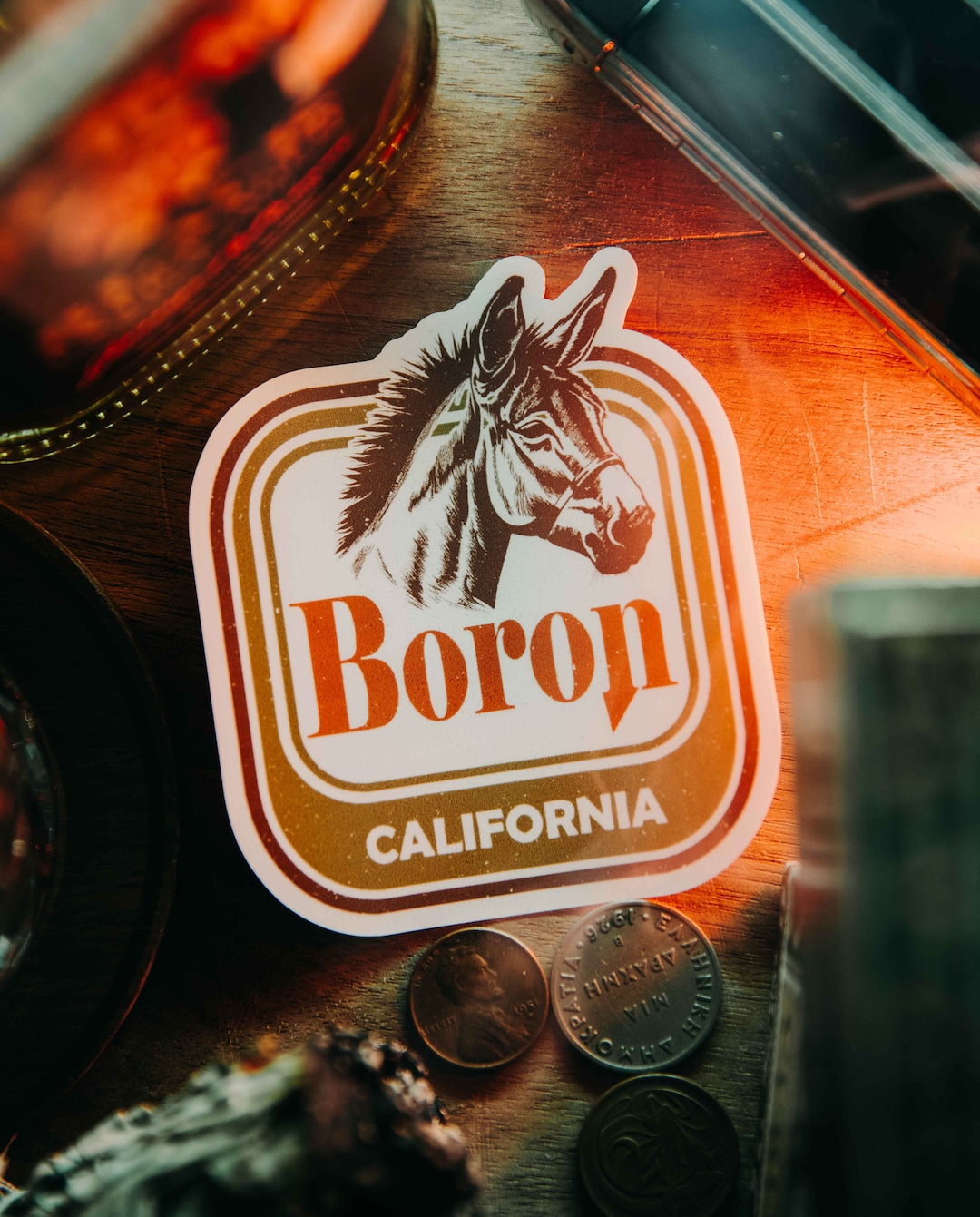 Boron California Mule Vintage Style Mine Mojave Desert Travel Overland ...