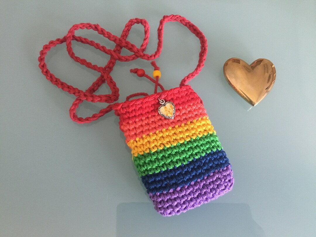 E Cigarette Case Cube Colors LGBT Gay Flag/ Vape Case, Hand Crocheted ...