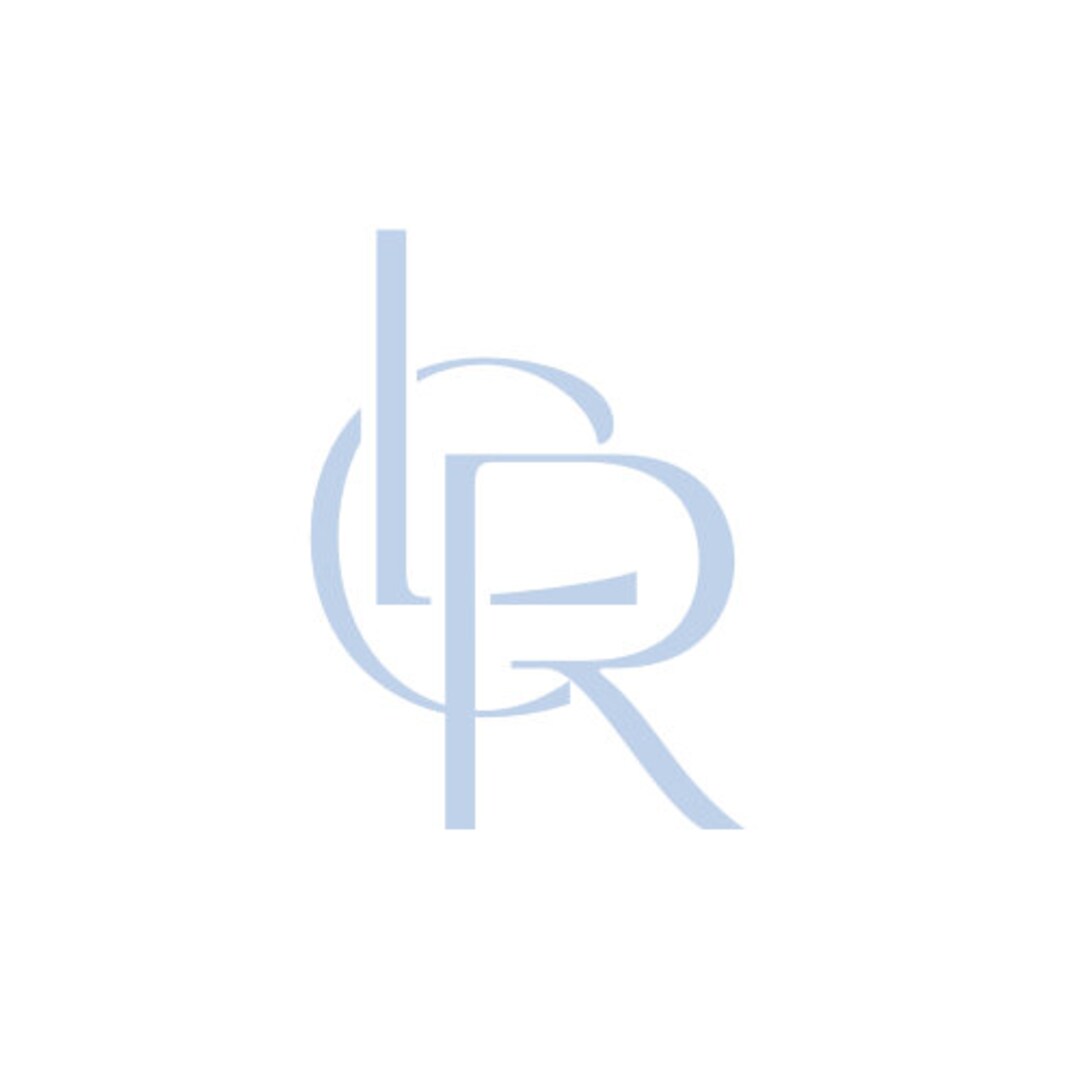 Custom 3 Letter Modern MONOGRAM for Digital Use or Printable on ...