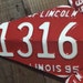 Illinois License Plate Barn Star (bright Red) - Etsy