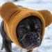 Frenchiestore Organic Dog Frenchie Ear Warmers | Fawn Frenchie - Etsy
