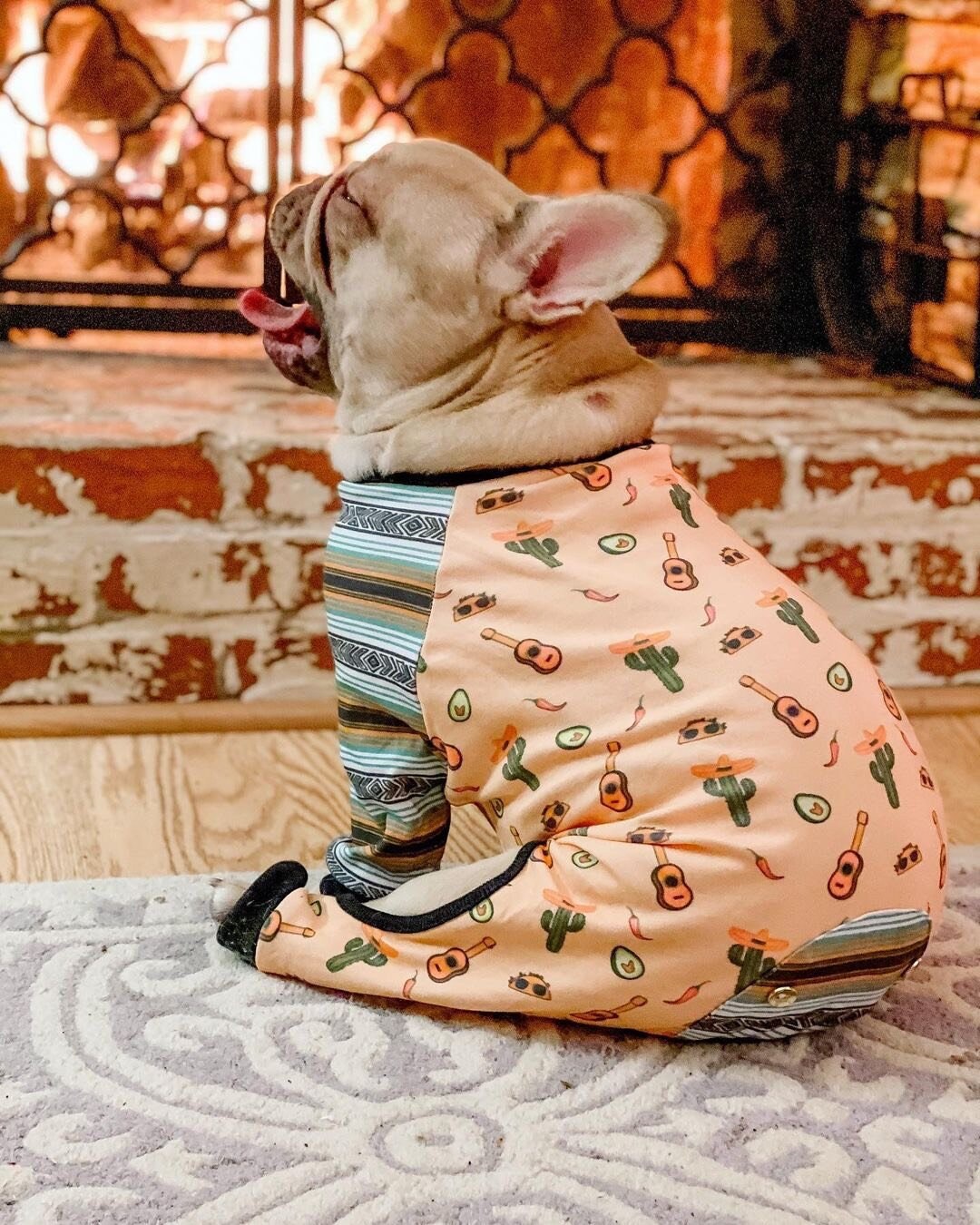 French Bulldog Pajamas Frenchie Clothing Livin' La - Etsy