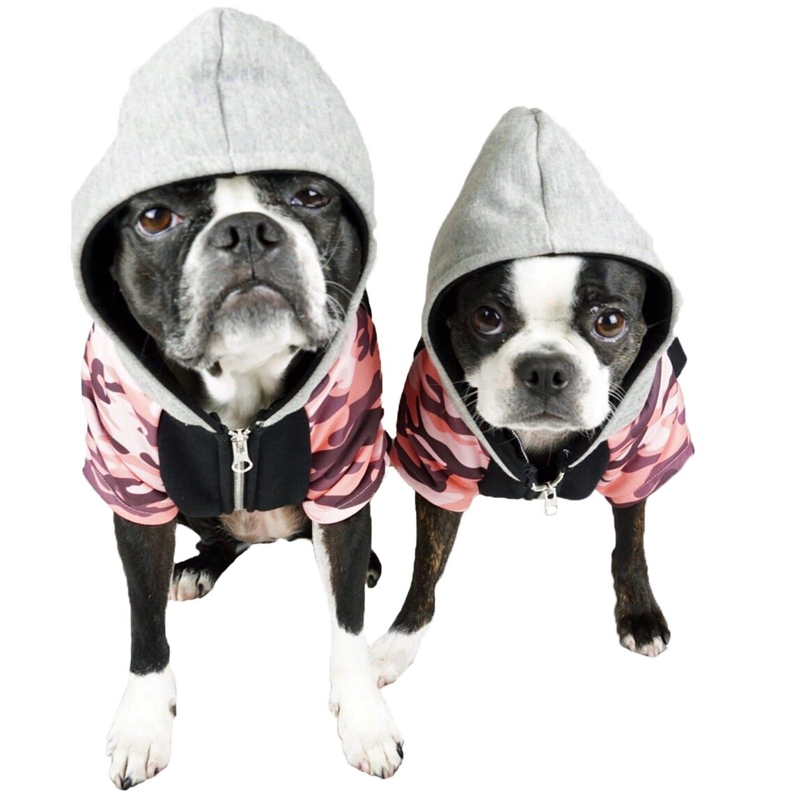 French Bulldog Hoodie Frenchie Clothing Pink Ultimate Camo | Etsy