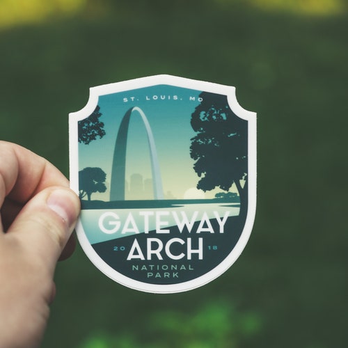 Gateway Arch National Park Vinyl Sticker - Etsy