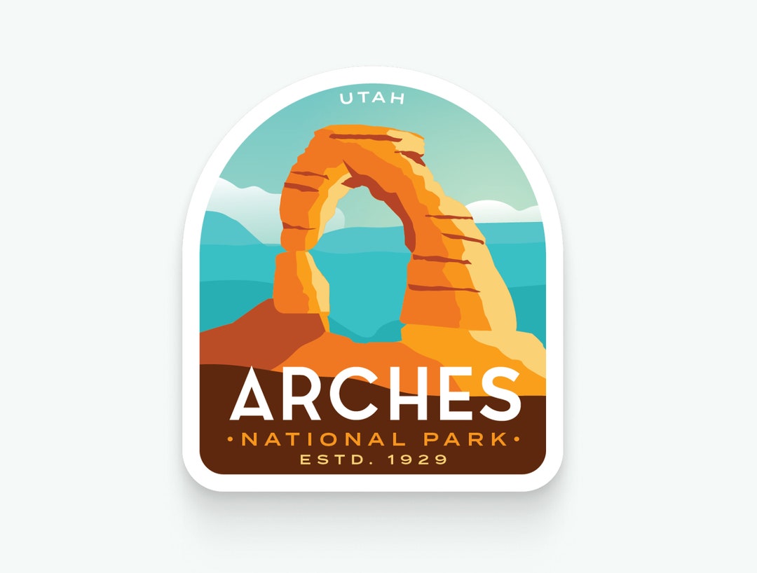 Arches National Park - Vinyl Sticker - Etsy