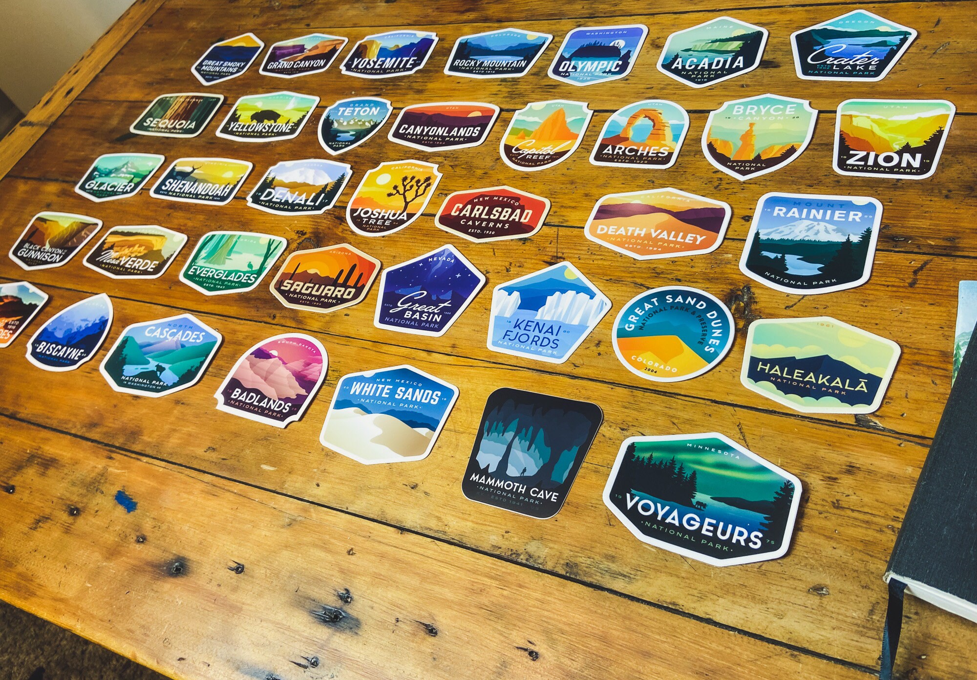 3 Pack of National Park Stickers Mix & Match - Etsy