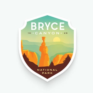 Bryce Canyon National Park VINYL STICKER Stickers for Laptop - Etsy