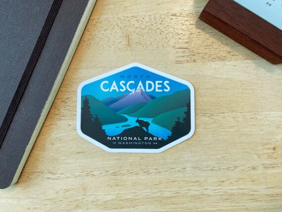 North Cascades National Park Vinyl Sticker | Etsy