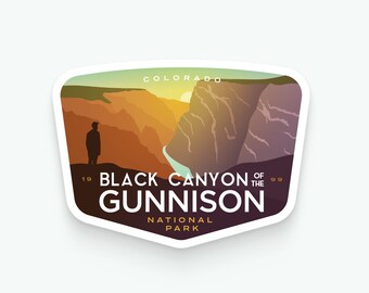 Black Canyon Sticker - Etsy