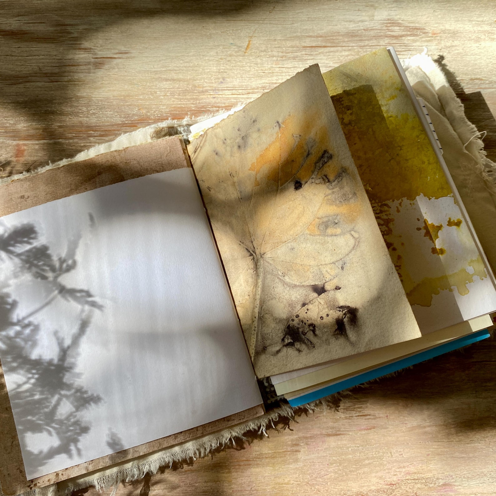 Textile Art Junk Journal. Chunky White Fabric and Lace Book. Handmade ...